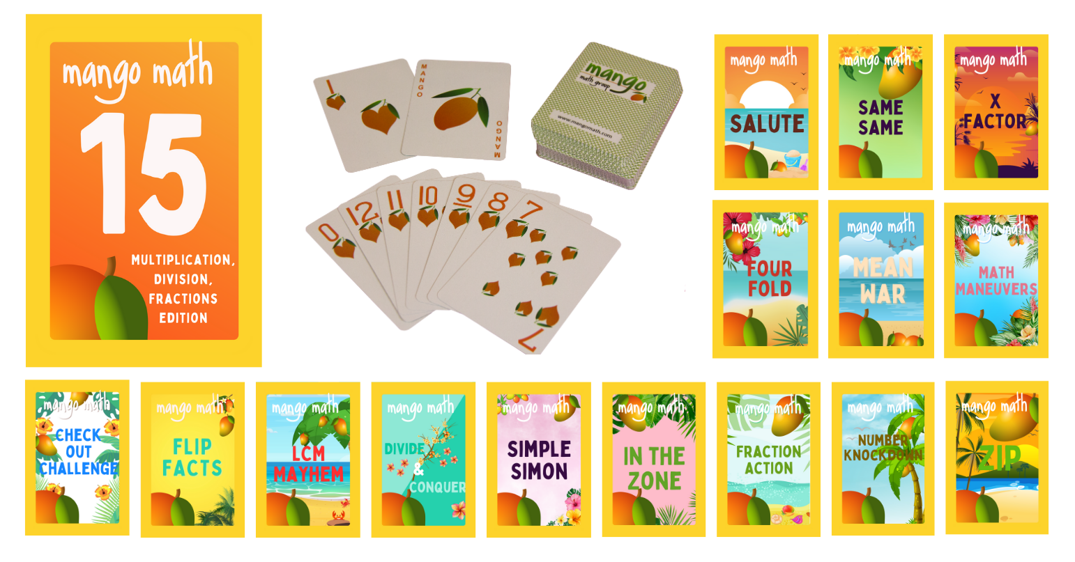 MANGO Math 15 - Multiplication, Division and Fractions — MANGO Math